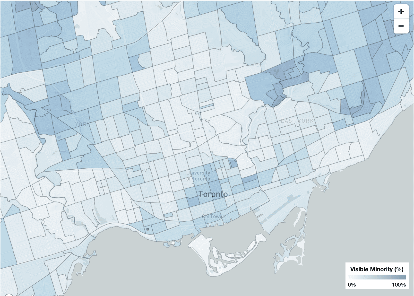 Client Q: Where Are The Racially Diverse Toronto Neighbourhoods?